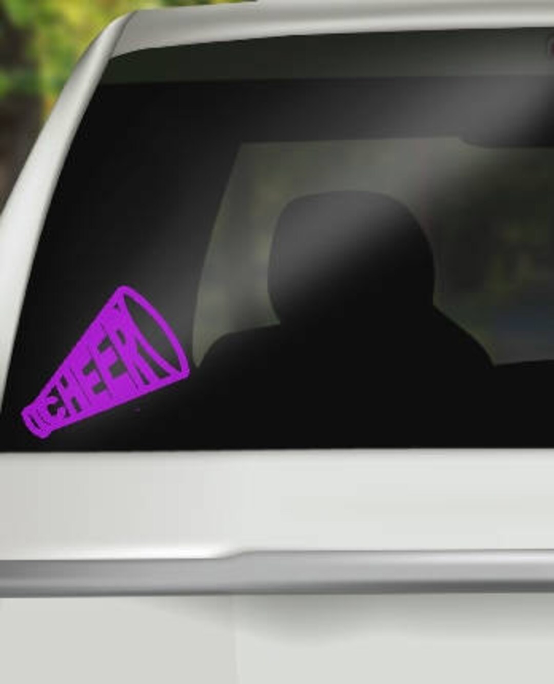 Cheer Megaphone Decal - Etsy