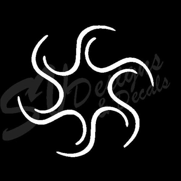 Sunburst Car Decal - Etsy