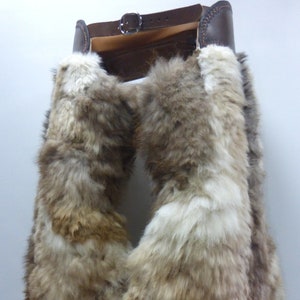 Woolly Chaps Shaggy Hair on Hide Woollies - Cowboy Batwing Style - Hand ...