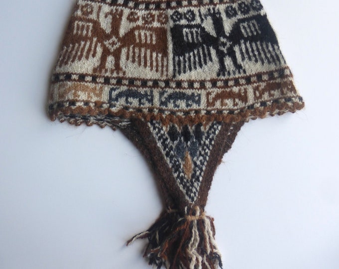 Peruvian Shaman Chullo Hat - Andean Mountain Handmade Hat - Etsy