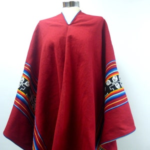 Peruvian Andean Textile - Awayu Shaman Poncho - Etsy