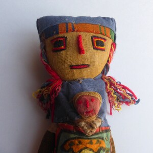 Vintage Large Peruvian Chancay Burial Grave Doll Folk Art - Etsy