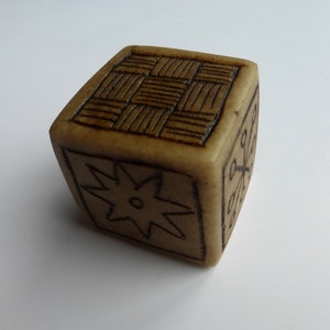 Andean Peruvian Dice "guion" Made of Caliza Stone - Old Inca Dice - Etsy