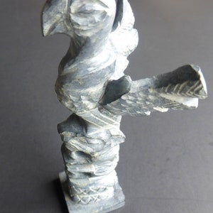 Andean Trilogy Totem - Hand Carved in Machu Picchu Green Stone ...