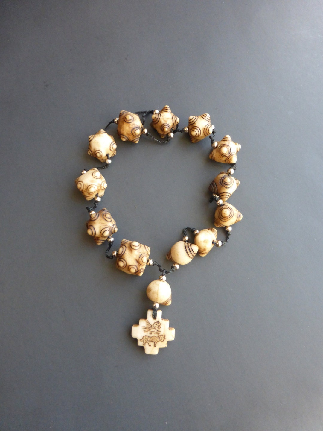 Chumpi Khuyas Necklace one to 13 Points Chacana inca - Etsy