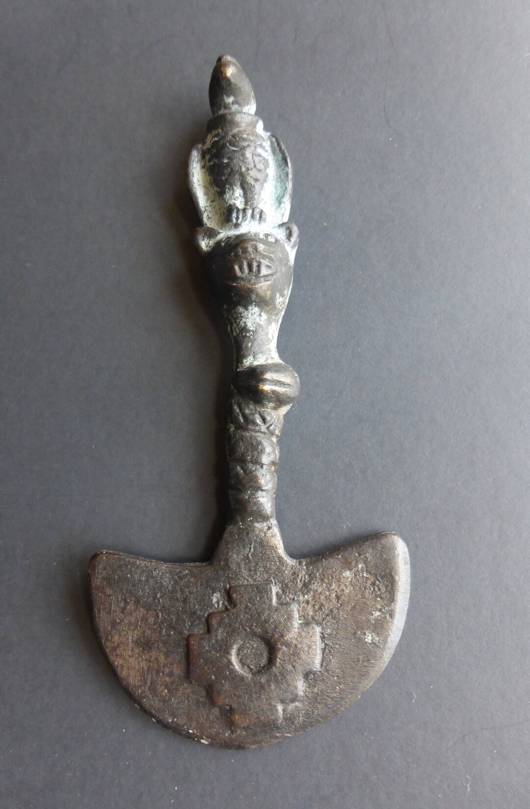 Vintage Peruvian Andean Representation of a Ceremonial Knife With ...