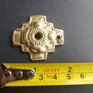 Peruvian Andean Inca Cross Chacana Pendant Made of Bronze - Etsy