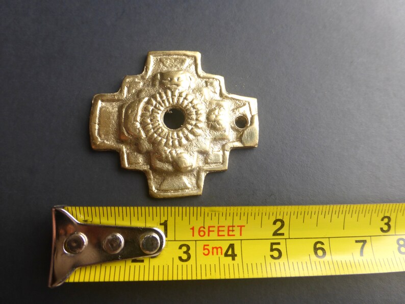 Peruvian Andean Inca Cross Chacana Pendant Made of Bronze - Etsy