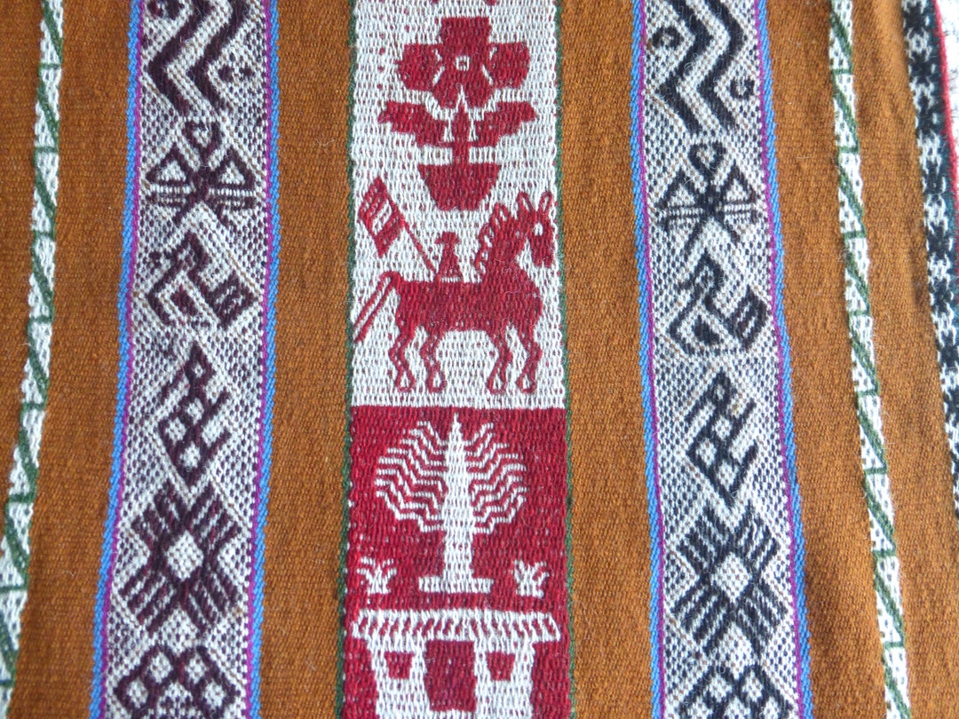 Peruvian Handwoven Aguayo Table Runner or Wall Hanging - Andean ...
