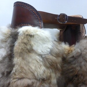 Woolly Chaps Shaggy Hair on Hide Woollies - Cowboy Batwing Style - Hand ...
