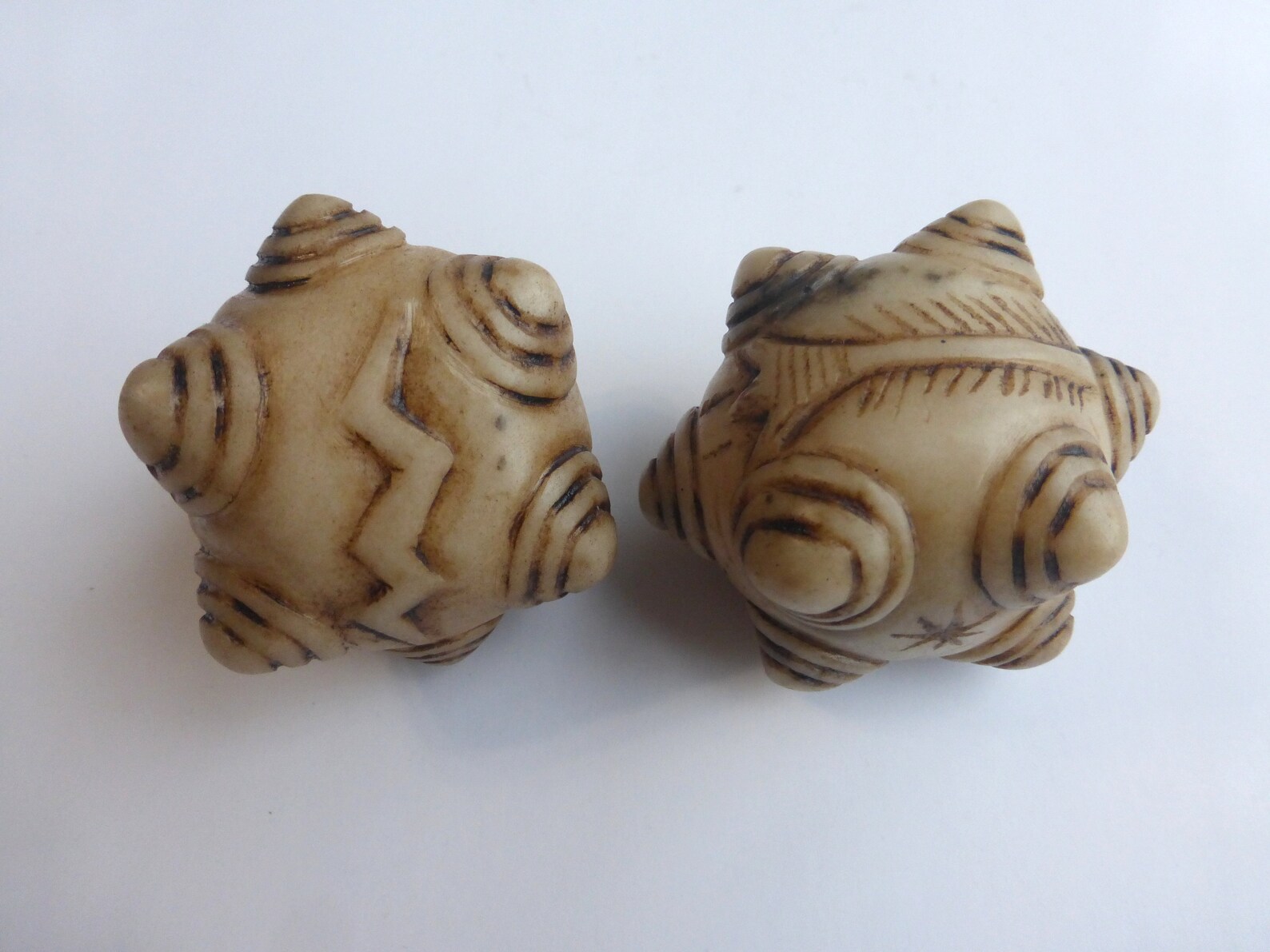 Chumpi Stones Hand-carved Peruvian Shaman Ceremonial 5 Stone Set - 8 to ...
