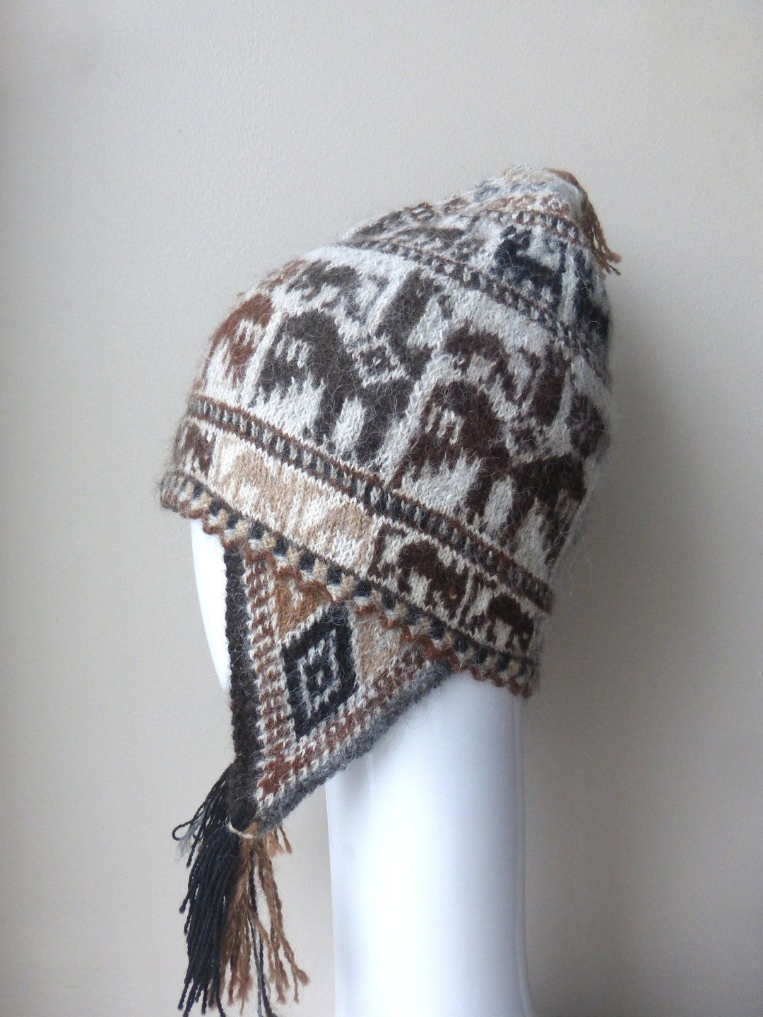 Peruvian Shaman Chullo Hat - Andean Mountain Handmade Hat - Etsy