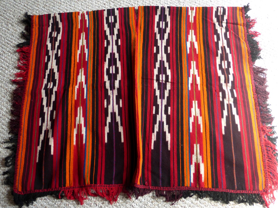 Peruvian Andean Mountain Shaman Poncho Cape Woven Textile | Etsy