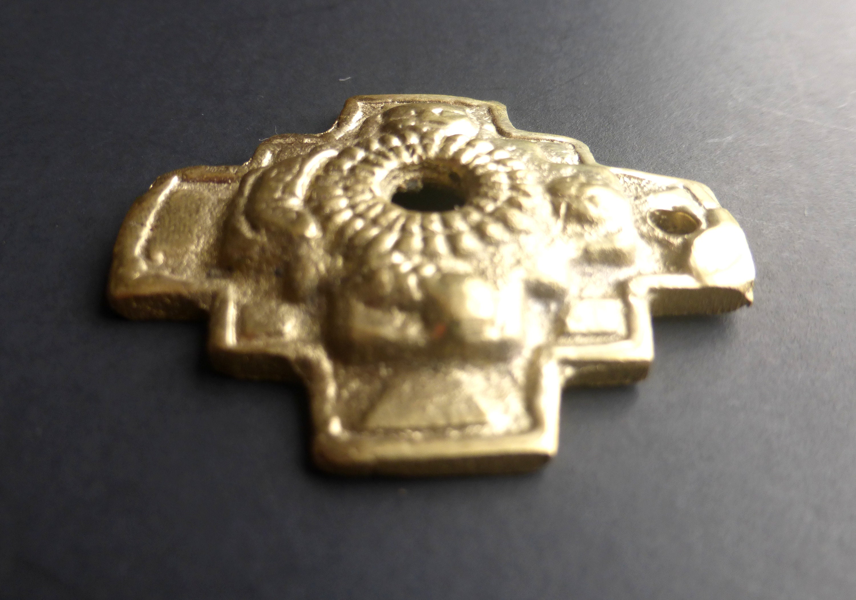 Peruvian Andean Inca Cross Chacana Pendant Made of Bronze - Etsy