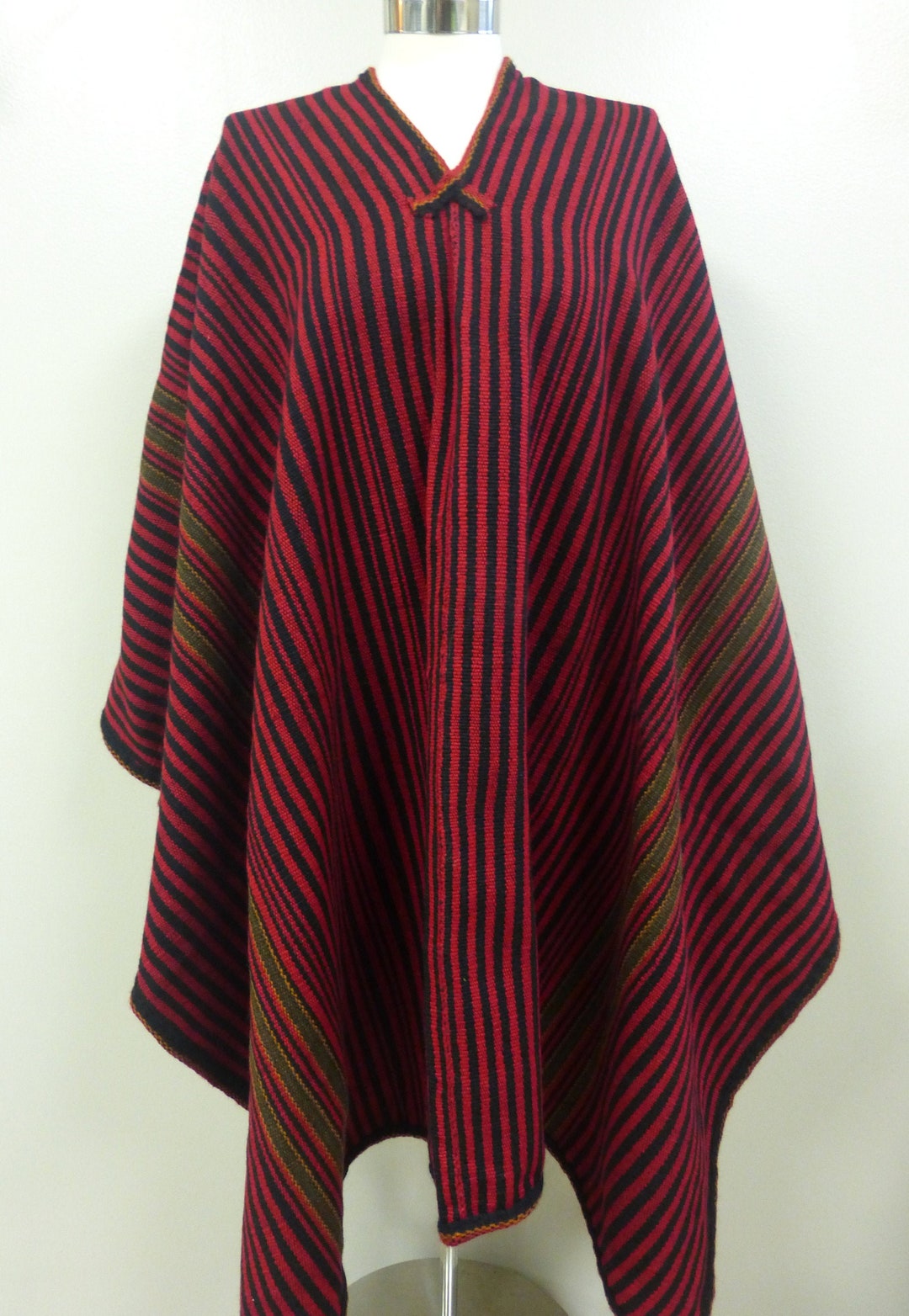 Peruvian Shaman Huayruro Poncho Cape Andean Mountain Woven Textile - Etsy