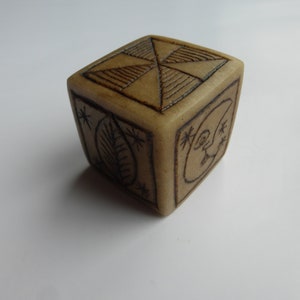 Andean Peruvian Dice "guion" Made of Caliza Stone - Old Inca Dice - Etsy