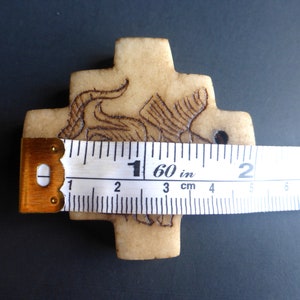 Peruvian Andean Inca Cross Chacana Pendant - Hand-carved on Alabaster ...