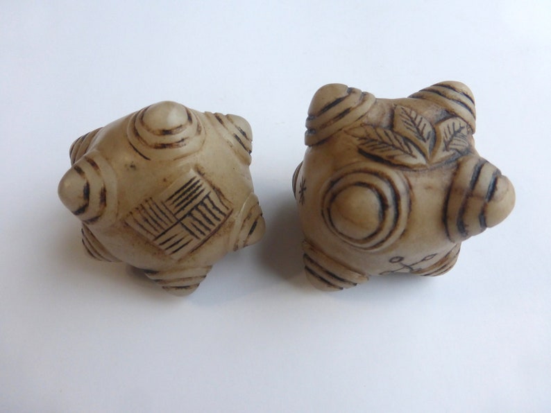 Chumpi Stones Hand-carved Peruvian Shaman Ceremonial 5 Stone Set - 8 to ...