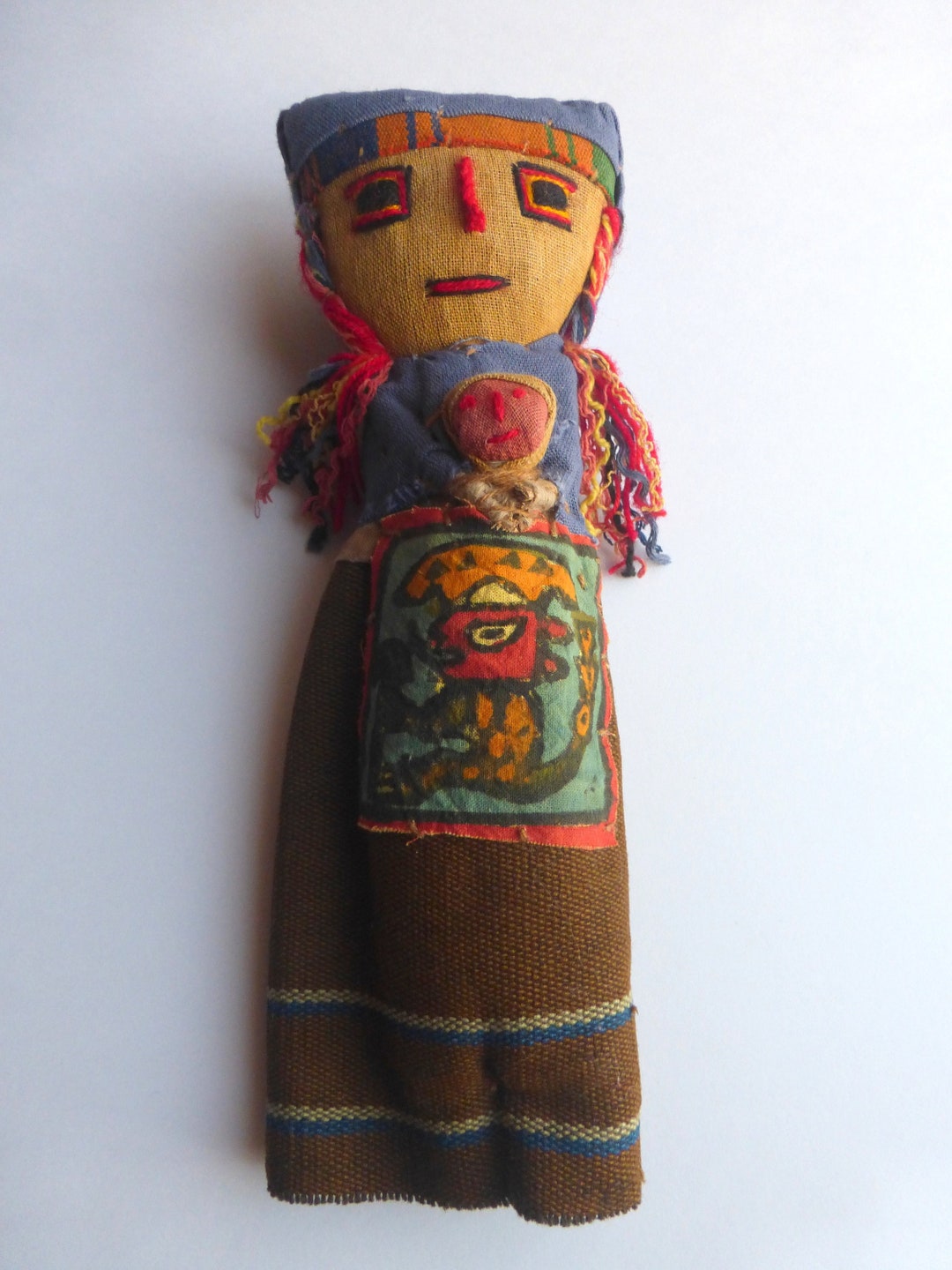 Vintage Large Peruvian Chancay Burial Grave Doll Folk Art - Etsy