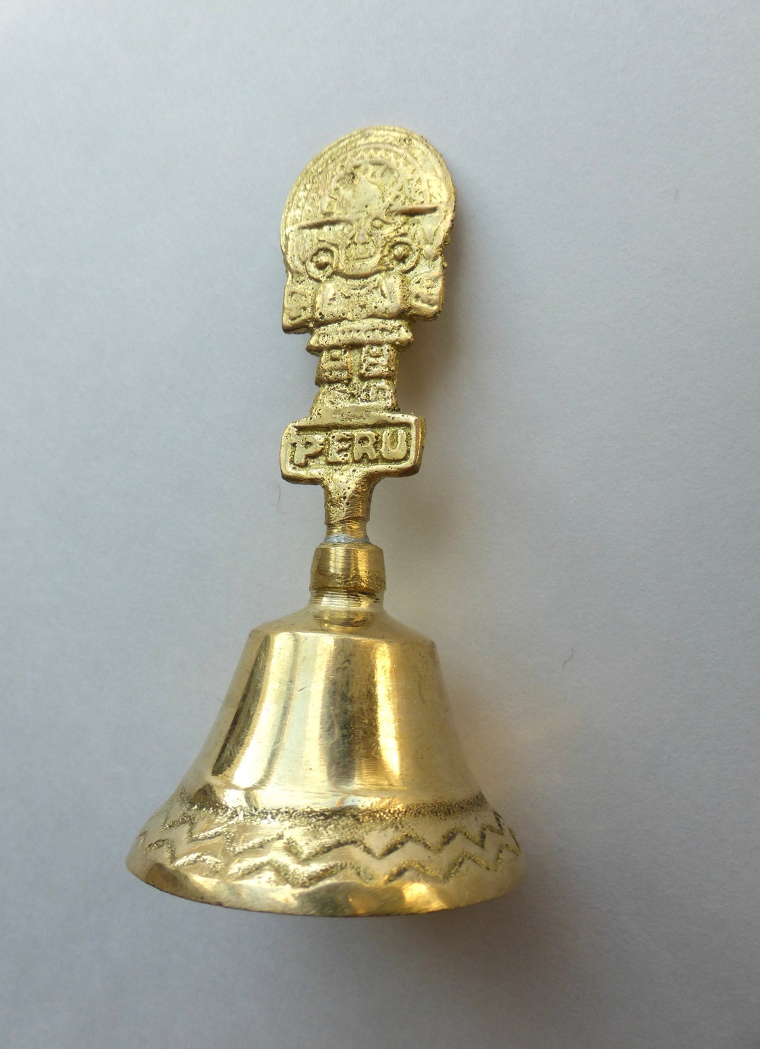 Peruvian Andean Shaman Bell - Made in Bronze - With Tumi Image - Etsy