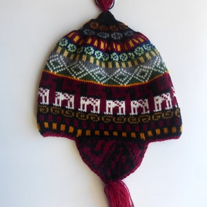 Peruvian Shaman Chullo Hat - Andean Mountain Handmade Hat - Etsy