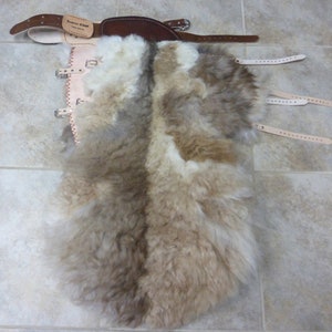 Woolly Chaps Shaggy Hair on Hide Woollies - Cowboy Batwing Style - Hand ...