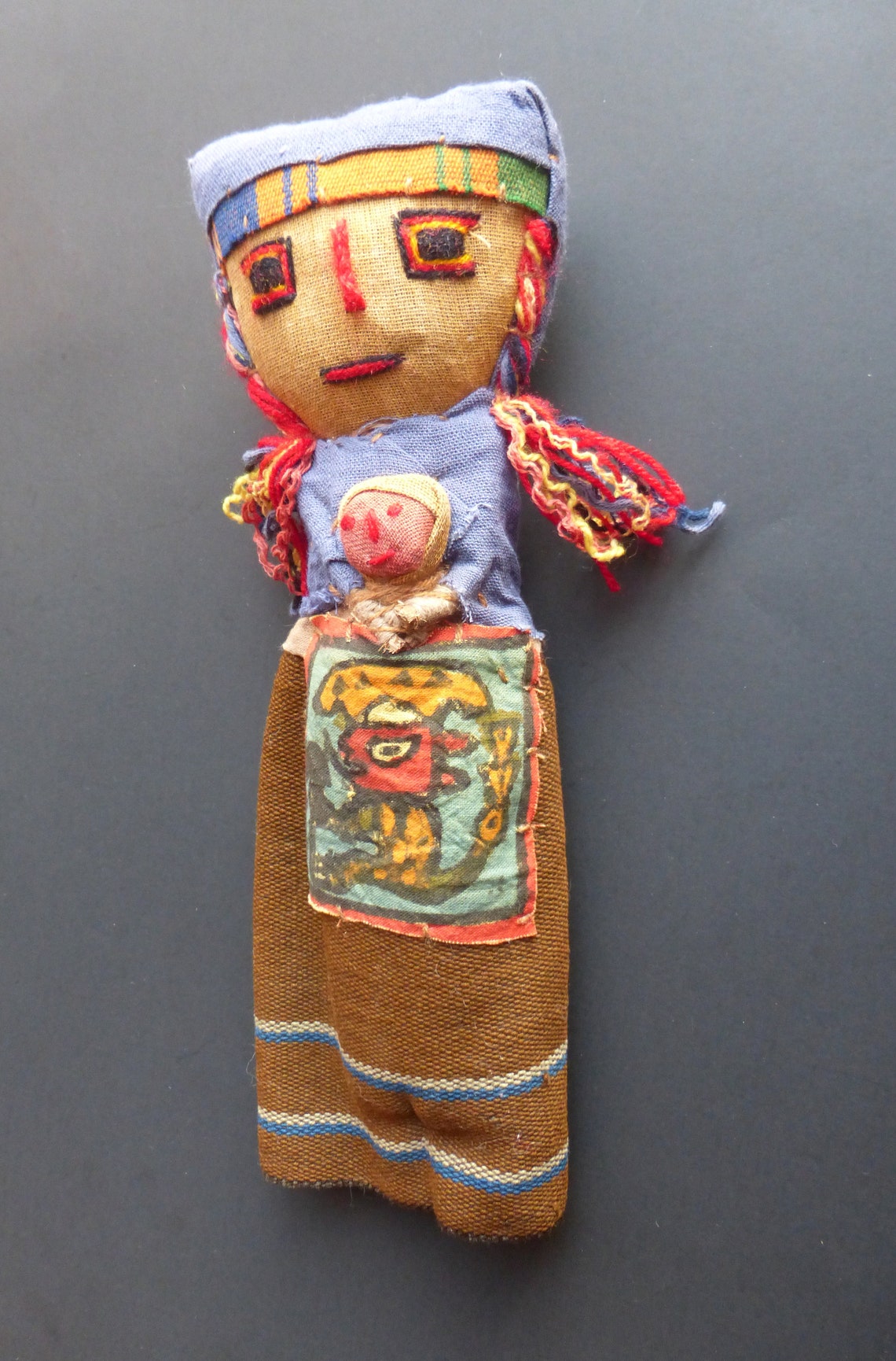 Vintage Large Peruvian Chancay Burial Grave Doll Folk Art - Etsy