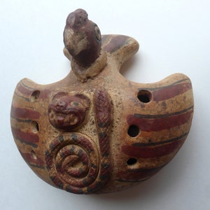 Peruvian Andean Ocarina - Collectible Wind Instrument Made of Clay - Etsy
