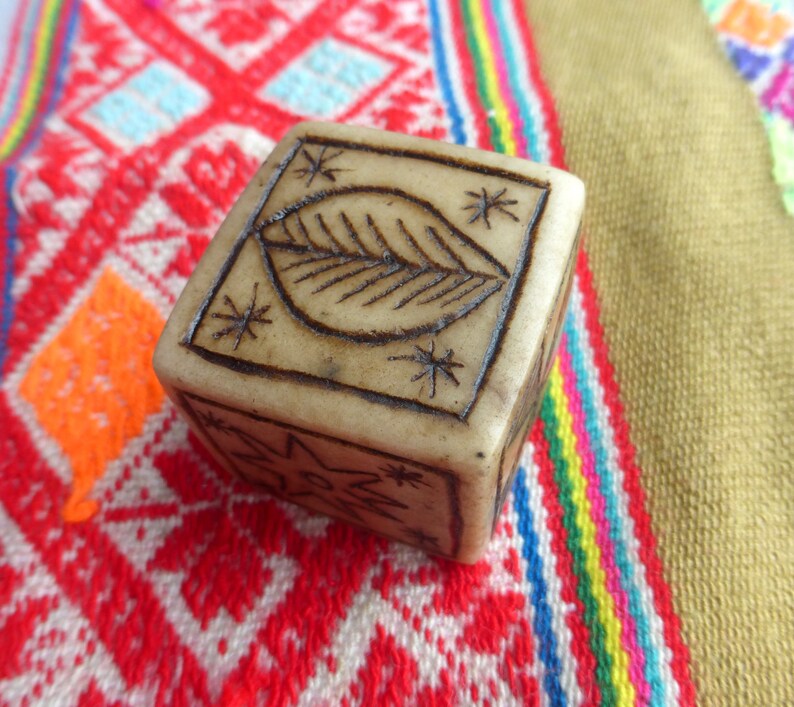 Andean Peruvian Dice "guion" Made of Caliza Stone - Old Inca Dice - Etsy