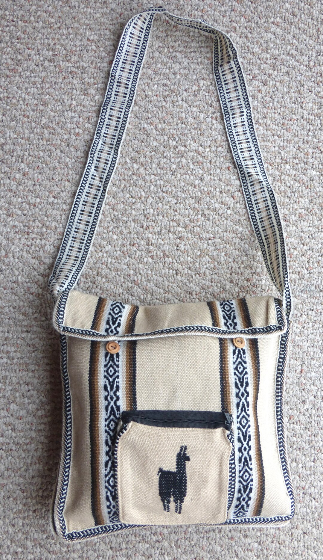 Andean Peruvian Cross Body Messenger Bag Purse Llama Alpaca Wool - Etsy