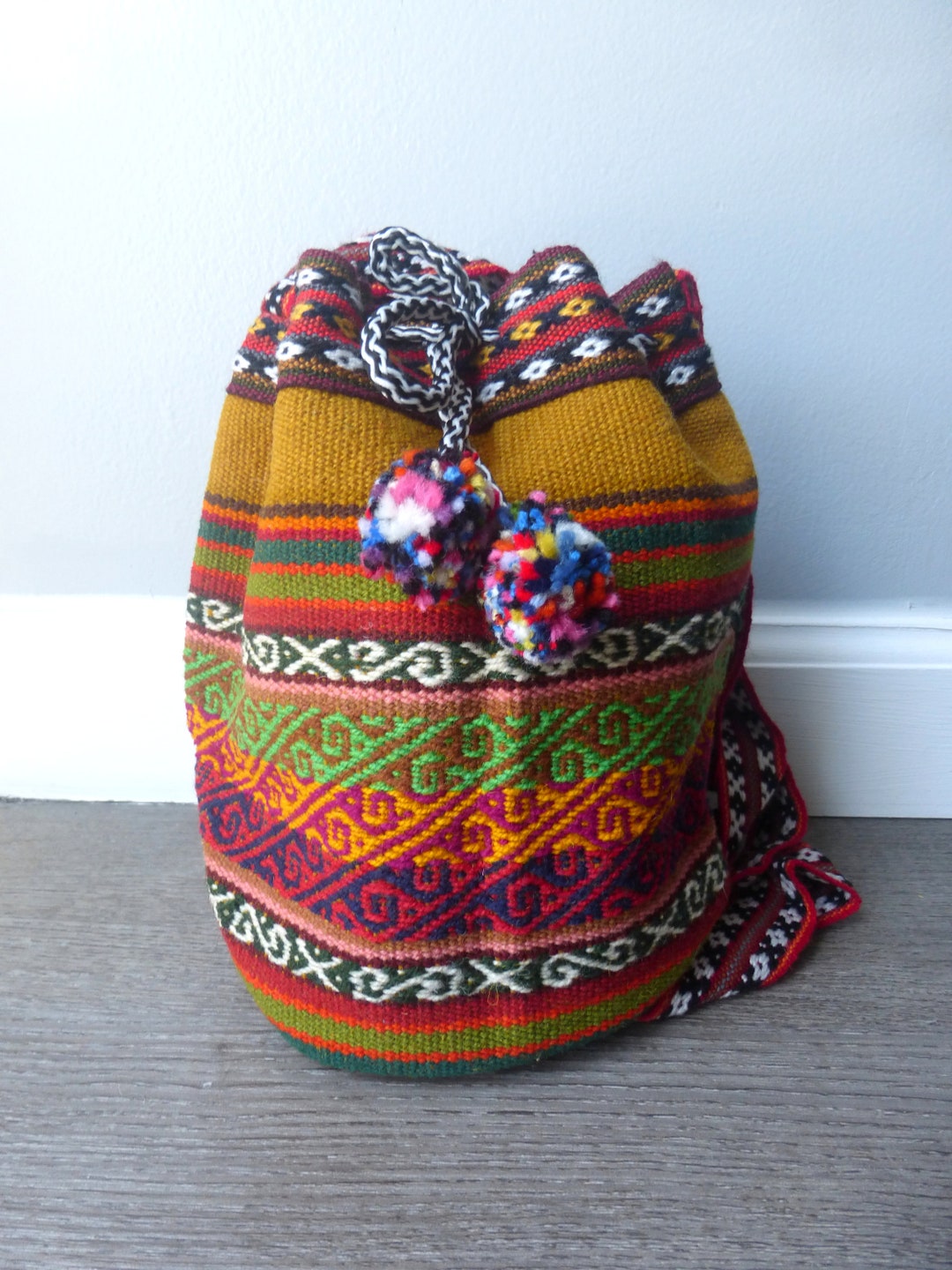 Peruvian Andean Shaman CHUSPA - Shoulder Bag -handmade With Natural ...