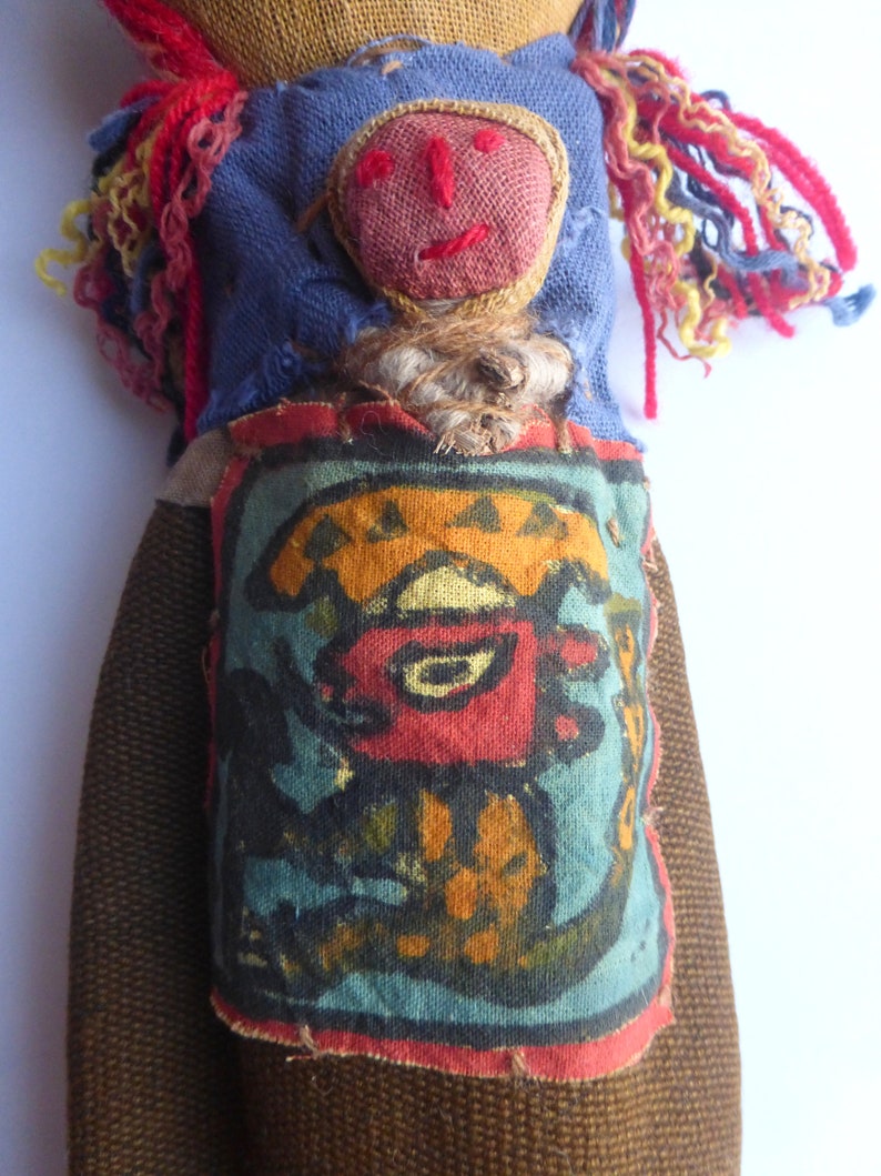 Vintage Large Peruvian Chancay Burial Grave Doll Folk Art - Etsy
