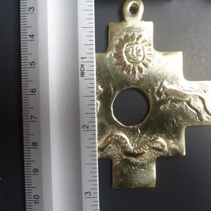 Peruvian Andean Inca Cross Chacana Pendant Made of Bronze - Etsy