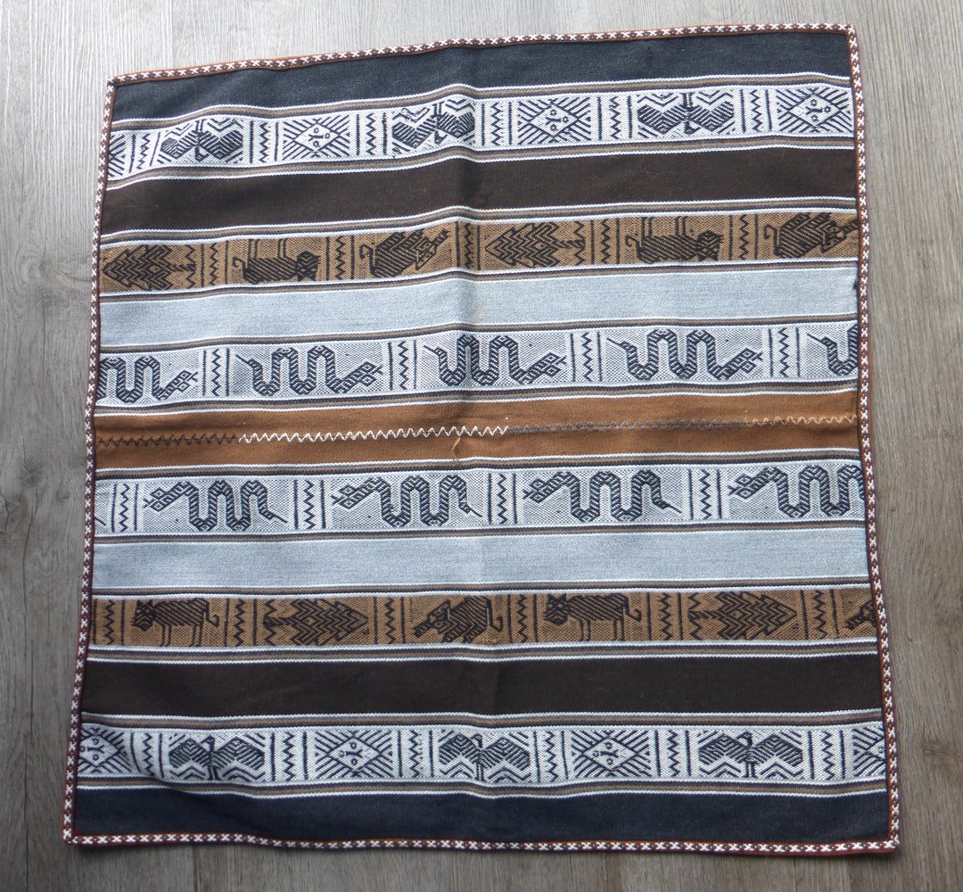 Peruvian Handwoven Aguayo Missa Cloth -andean Mountain Textile With ...