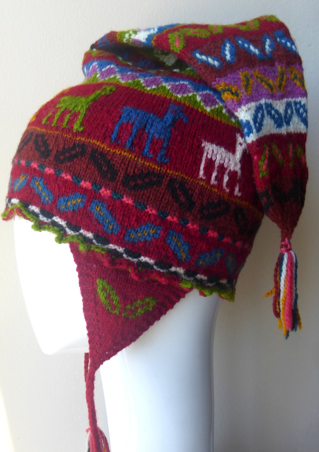 Handmade Peruvian Andean Mountain Shaman Chullo Hat - Etsy