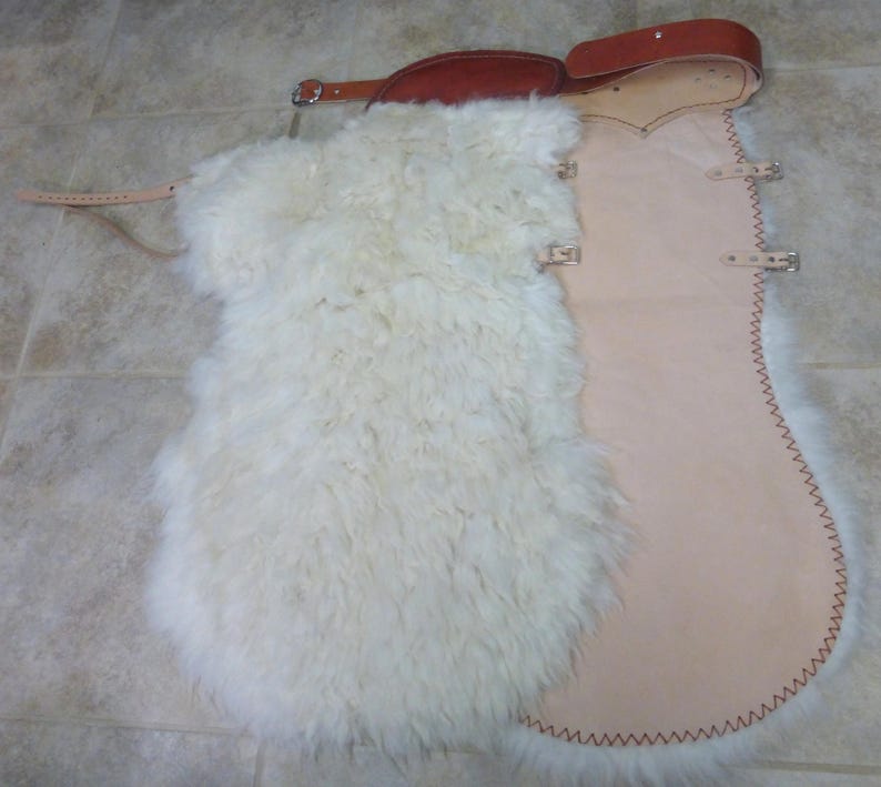 Handmade Woolly Chaps: Peruvian Shaggy Hair-on-hide Cowboy Batwings ...