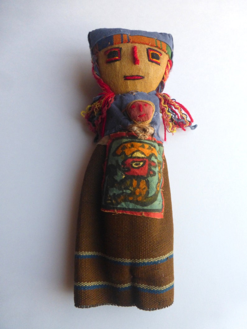 Vintage Large Peruvian Chancay Burial Grave Doll Folk Art - Etsy