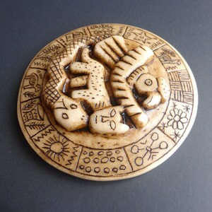 Peruvian Andean Hand-carved Inca's Calendar -caliza Stone- Andean ...