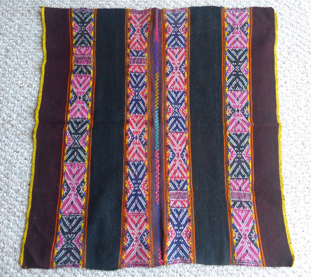Peruvian Aguayo Table Cloth Original Q'ero Andean Mountain Textile ...