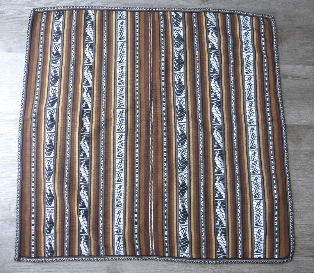 Handwoven Alpaca Aguayo Cloth: Andean Mesa Textile, 30x31 - Etsy