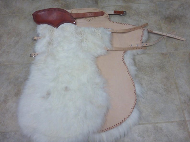Handmade Woolly Chaps: Peruvian Shaggy Hair-on-hide Cowboy Batwings ...