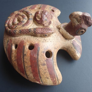 Peruvian Andean Ocarina - Collectible Wind Instrument Made of Clay - Etsy