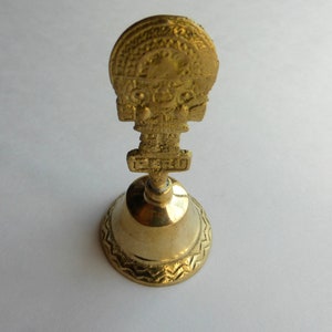 Peruvian Andean Shaman Bell - Made in Bronze - With Tumi Image - Etsy