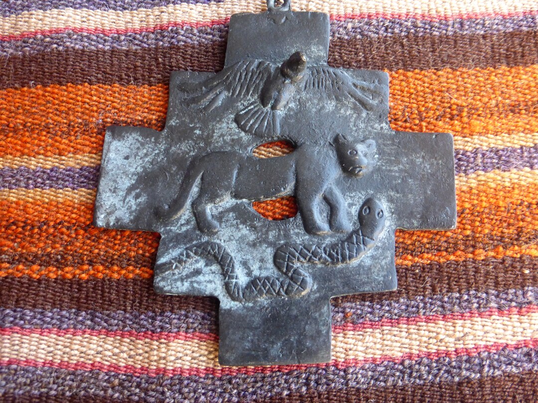 Peruvian Andean Inca Cross Chacana - Andean Trilogy Representation ...