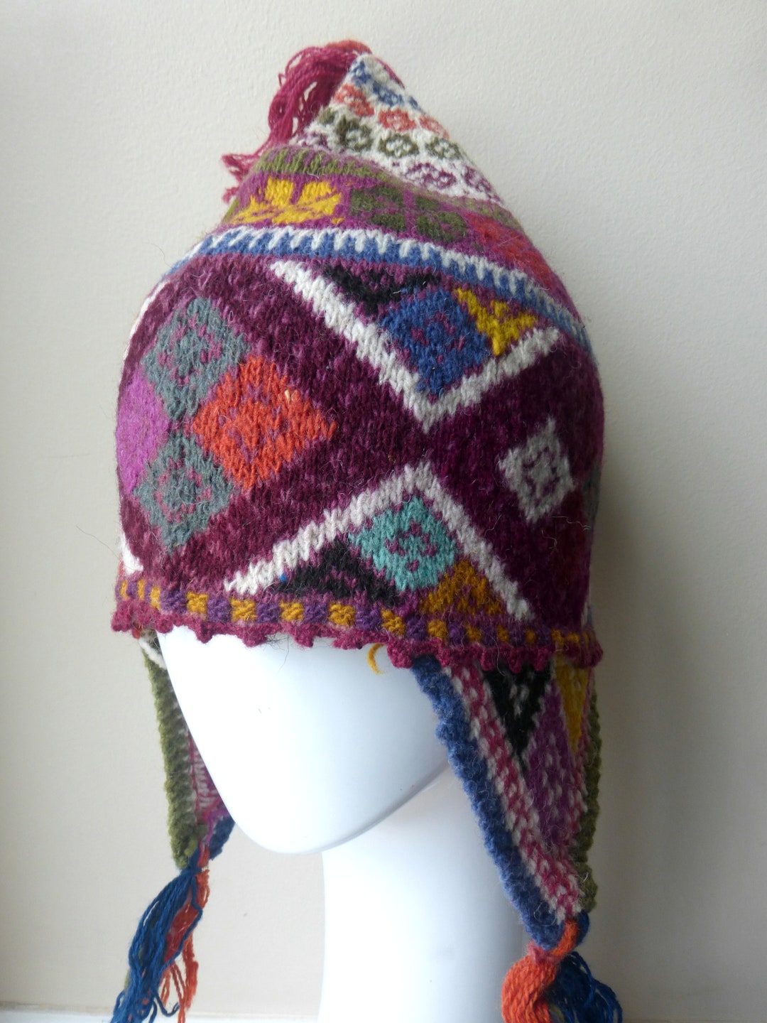 Peruvian Shaman Chullo Hat Andean Mountain Handmade Hat - Etsy