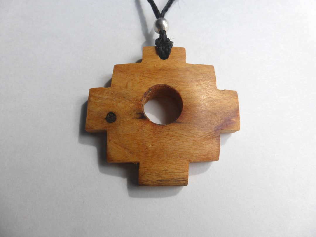 Peruvian Andean Chakana - Inca Cross Necklace - Shaman Cross - Hand ...