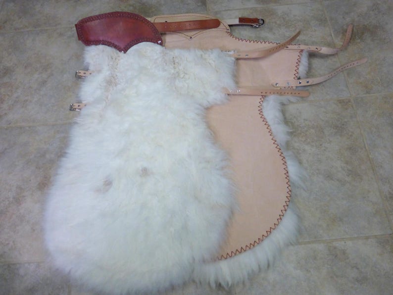 Handmade Woolly Chaps: Peruvian Shaggy Hair-on-hide Cowboy Batwings ...