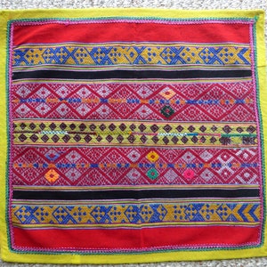 Handwoven Peruvian Aguayo Cloth: Andean Textile Art (20x19 Inches) - Etsy