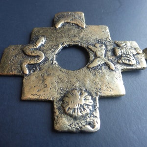 Peruvian Andean Inca Cross Chacana Pendant Made of Bronze - Etsy