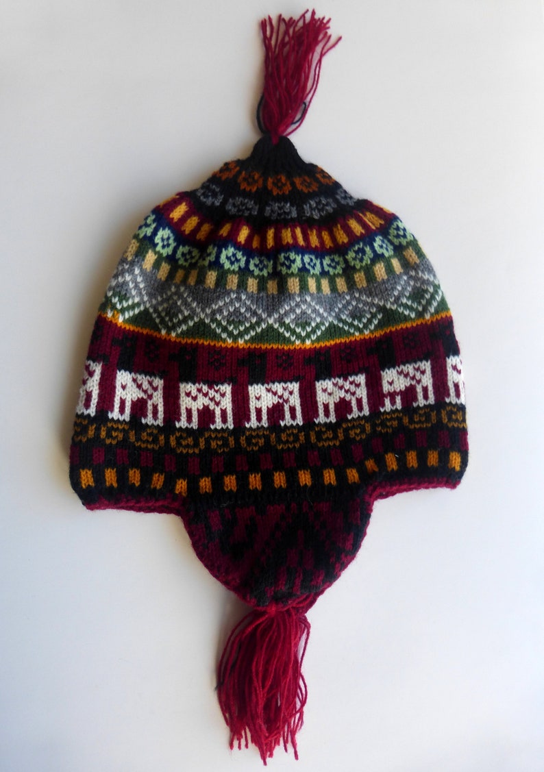 Peruvian Shaman Chullo Hat Andean Mountain Handmade Hat - Etsy